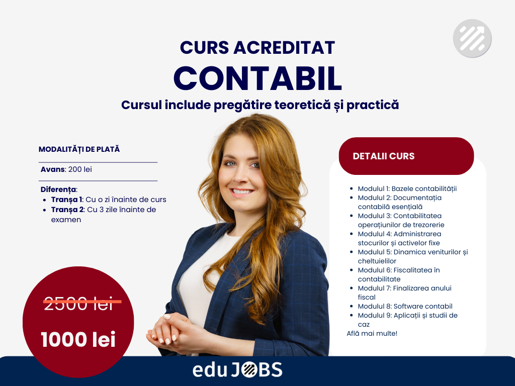 Curs contabil - eduJOBS
